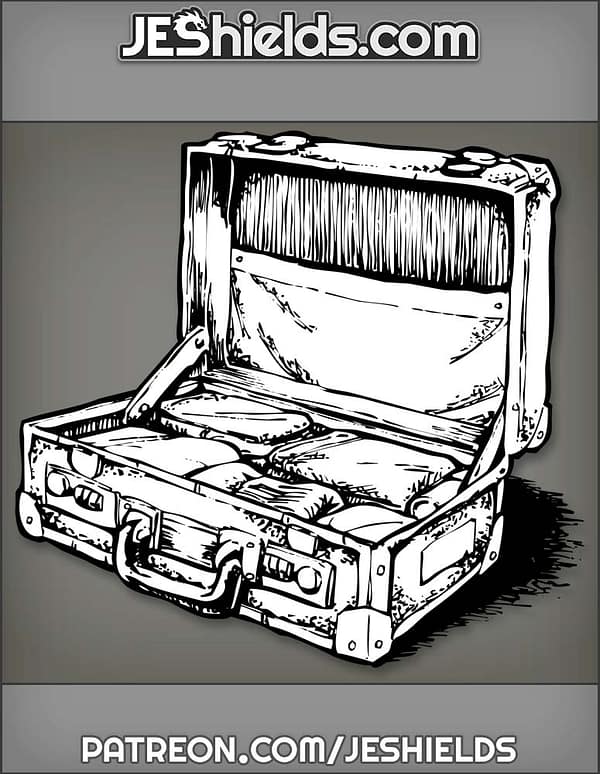 Modern - Unlocked Open and Packed Suitcase with Clothes - INB ...