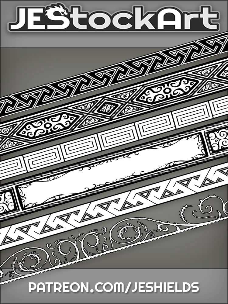 Fantasy - Filigree Banners and Frames Misc - LNB | Jeshields.com