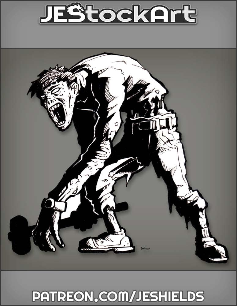 Supernatural - Feral Ghoul With Hammer | Jeshields.com