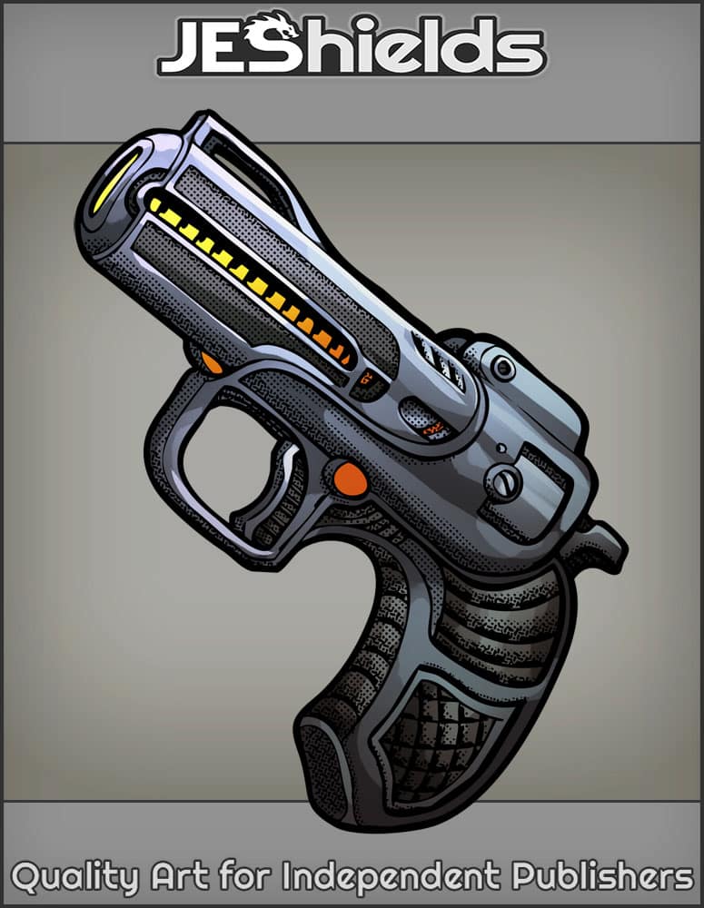 laser revolver sci fi