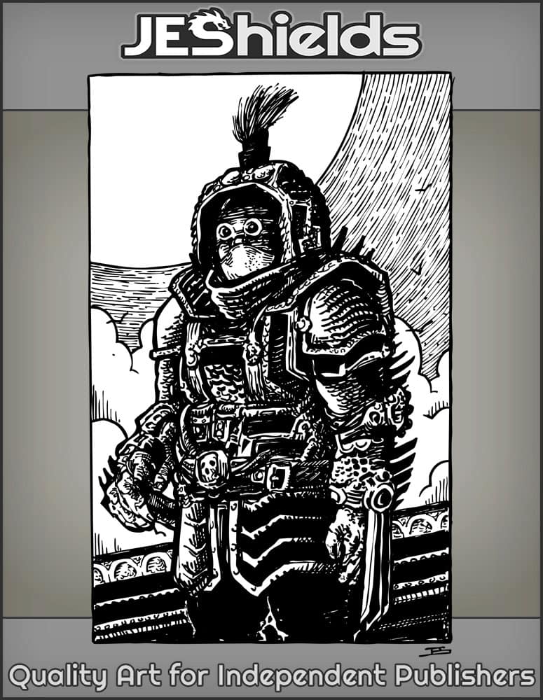 Fantasy - Weird Warrior in Desert Sun - IWB | Jeshields.com