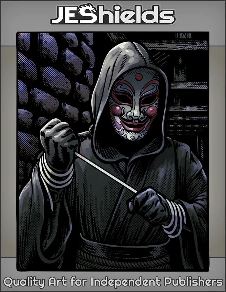 Fantasy - Kabuki Assassin with Garrote - CWB | Jeshields.com