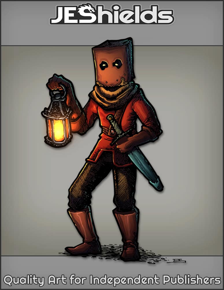 Fantasy - Adventurer with Paper Helmet - CNB | Jeshields.com