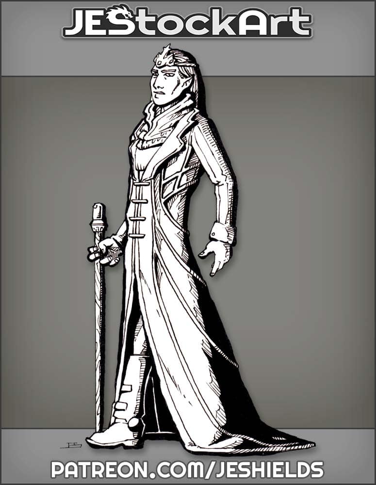 Fantasy - Fae Lord With Scepter | Jeshields.com