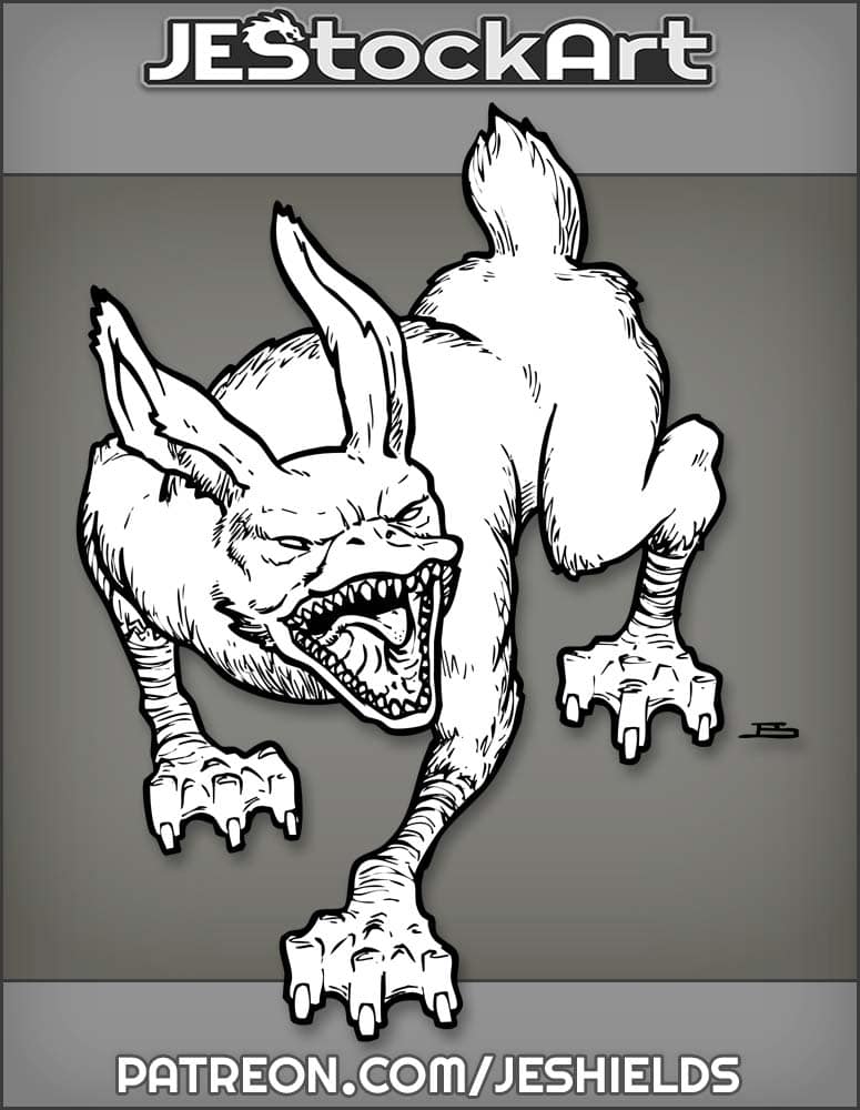 Fantasy - Rabid Rabbit With Duck Bill And Feet - LNB | Jeshields.com
