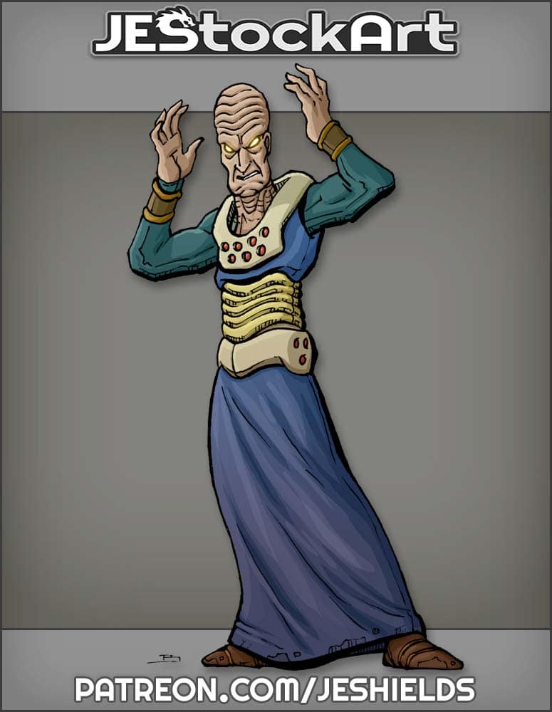 SciFi - Robed Alien Thinker | Jeshields.com