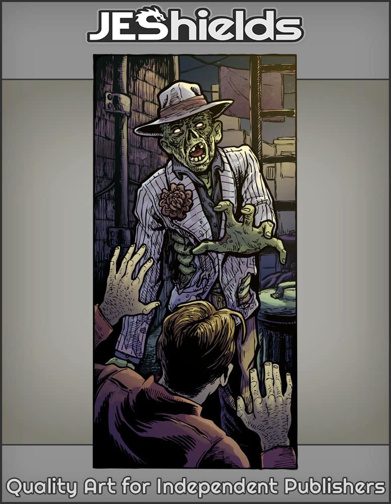 Horror - Zombie Mobster Alley Attack - CWB | Jeshields.com