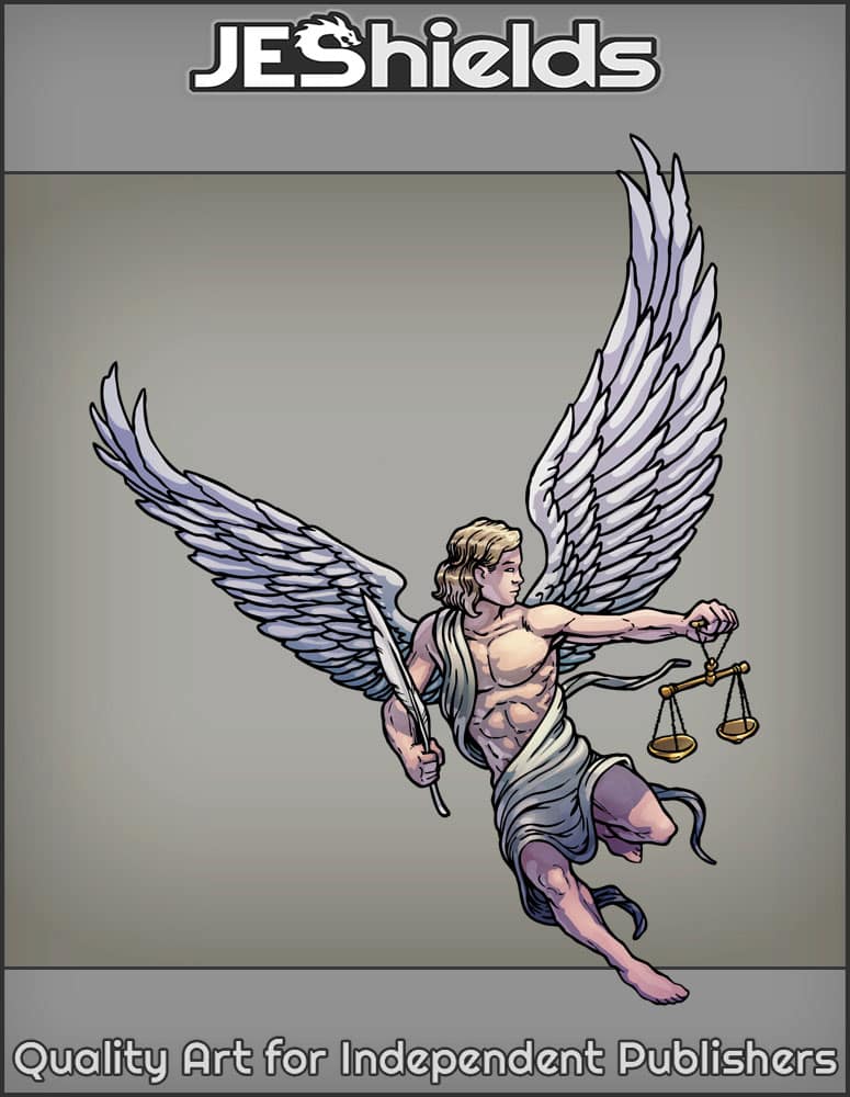 Fantasy - Angel with Feather and Scales - CNB | Jeshields.com