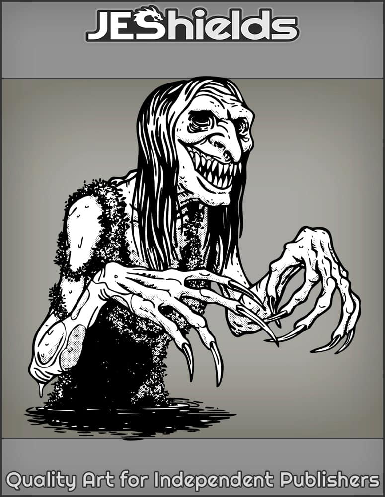 Fantasy - River Hag with Long Claws - INB | Jeshields.com